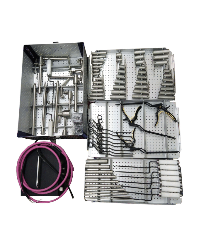 METRx MIS Tubular Retractor Instrument System with Fiber Optic & Light ...